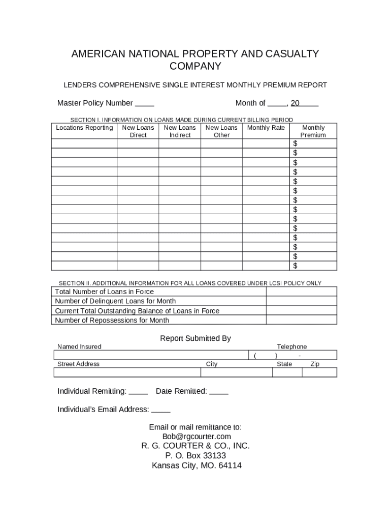 Farm Family Casualty Insurance CompanyF Doc Template | pdfFiller