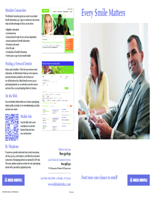 Fillable Online Every Smile Matters Fax Email Print - pdfFiller