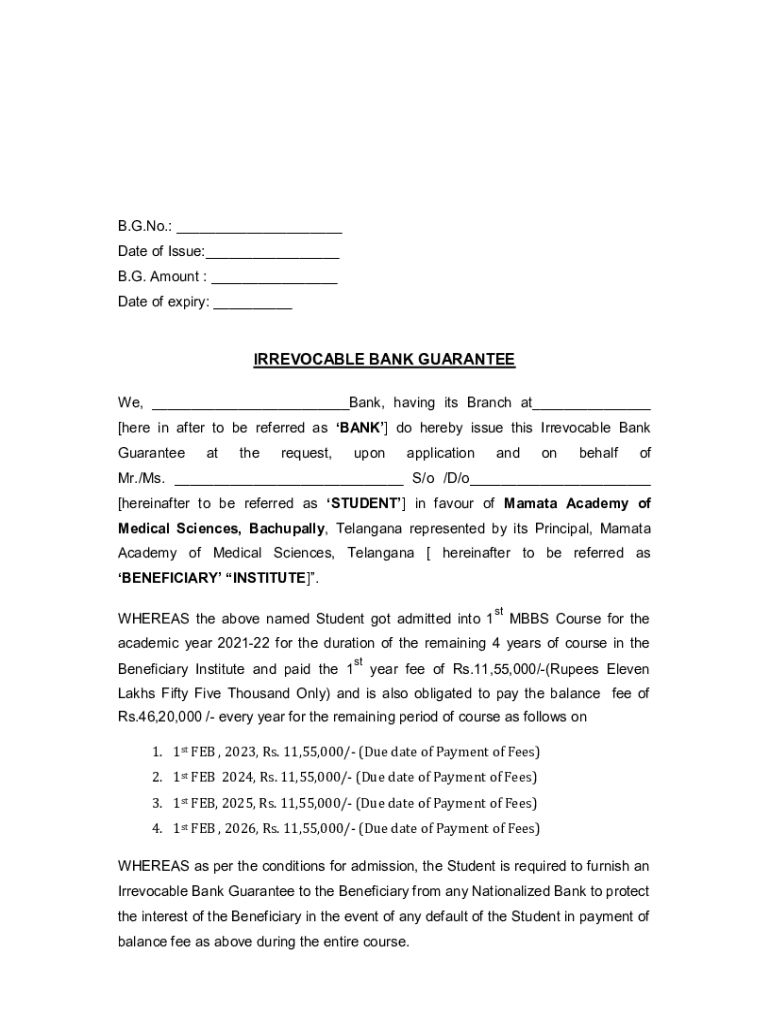 Fillable Online Application for Bank Guarantee against Cash Margin Fax ...