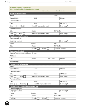 Fillable Online MSHDA - CERA - State of Michigan Fax Email Print - pdfFiller