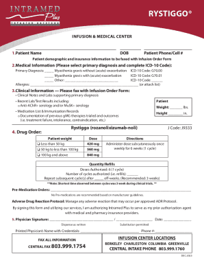 Fillable Online Infusion Finder Registration Form Fax Email Print ...