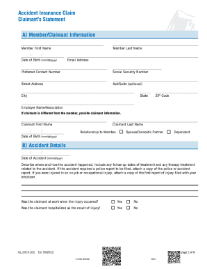 Fillable Online Claim form for Accident Critical Illness Hospital Indemnity. ... Fax Email Print ...