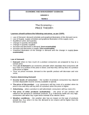 Gr 9 EMS Term 2 lesson 1 demand and supply video - YouTube Doc Template ...