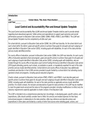 2 - Approved LCAP Template Doc Template | pdfFiller