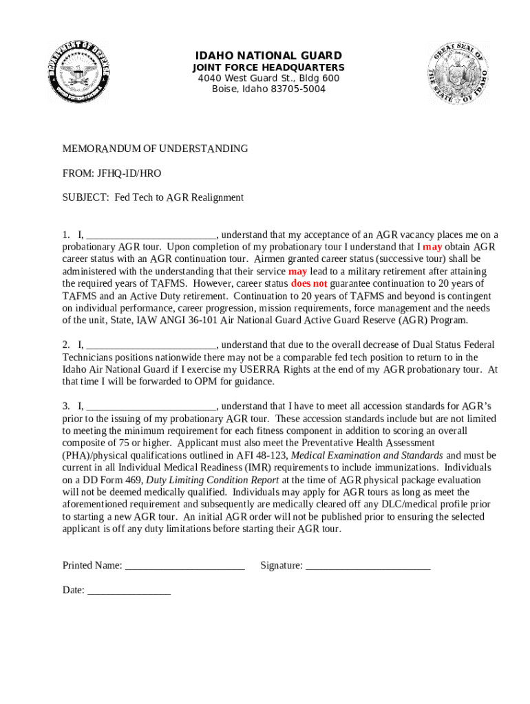 Joint Force Headquarters - Idaho National Guard - inghro idaho Doc ...