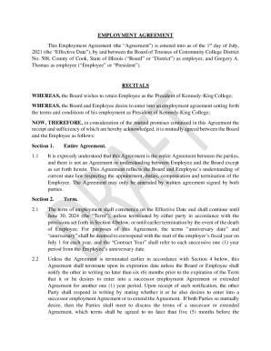 Fillable Online Amended and Restated Employment Agreement, dated as of ...