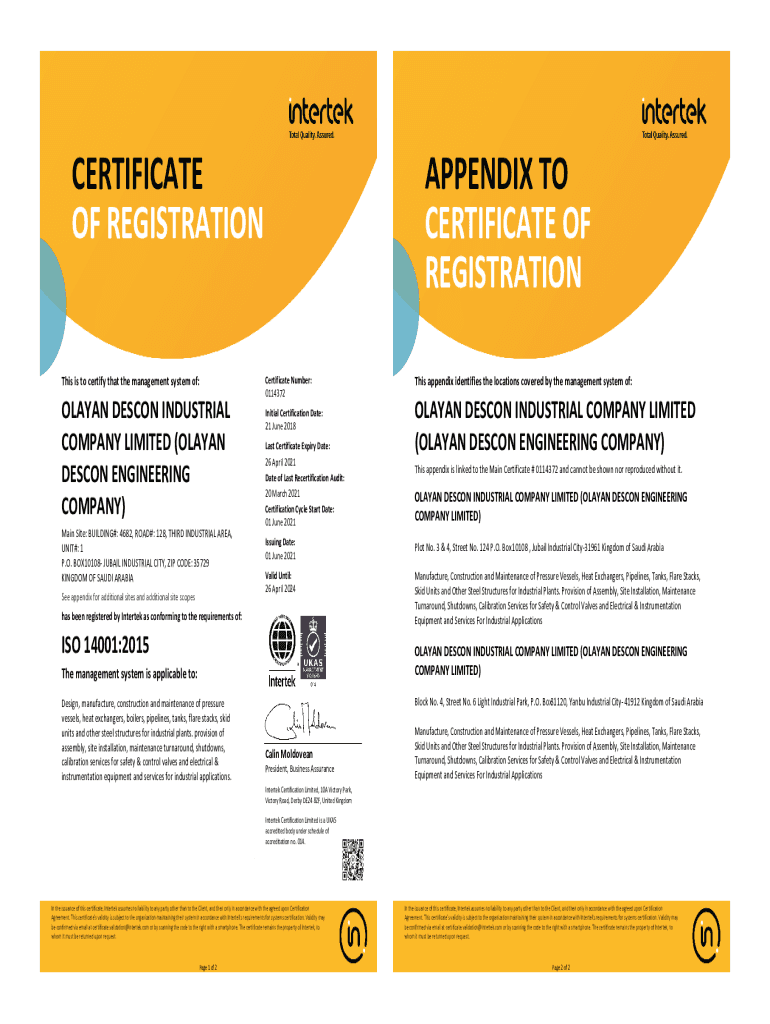 Fillable Online certificate - of registration Fax Email Print - pdfFiller