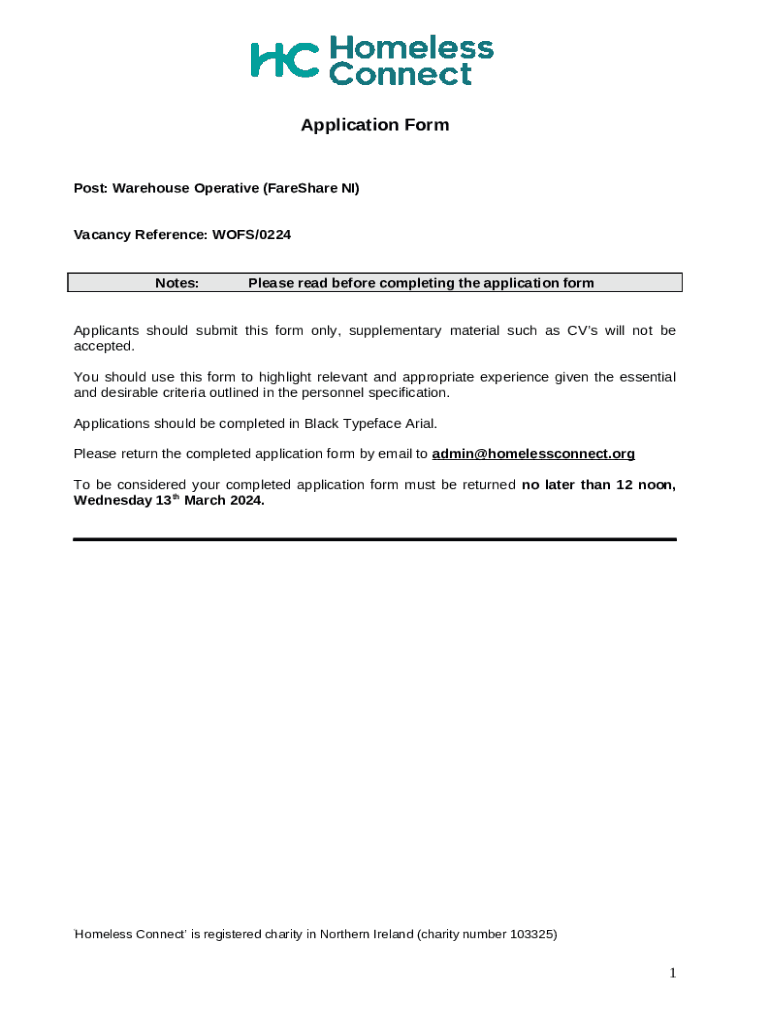 Application Warehouse Operative.docx Doc Template | pdfFiller