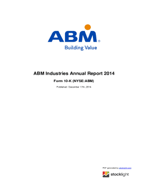 Fillable Online ABM Industries, Inc. Fax Email Print - pdfFiller