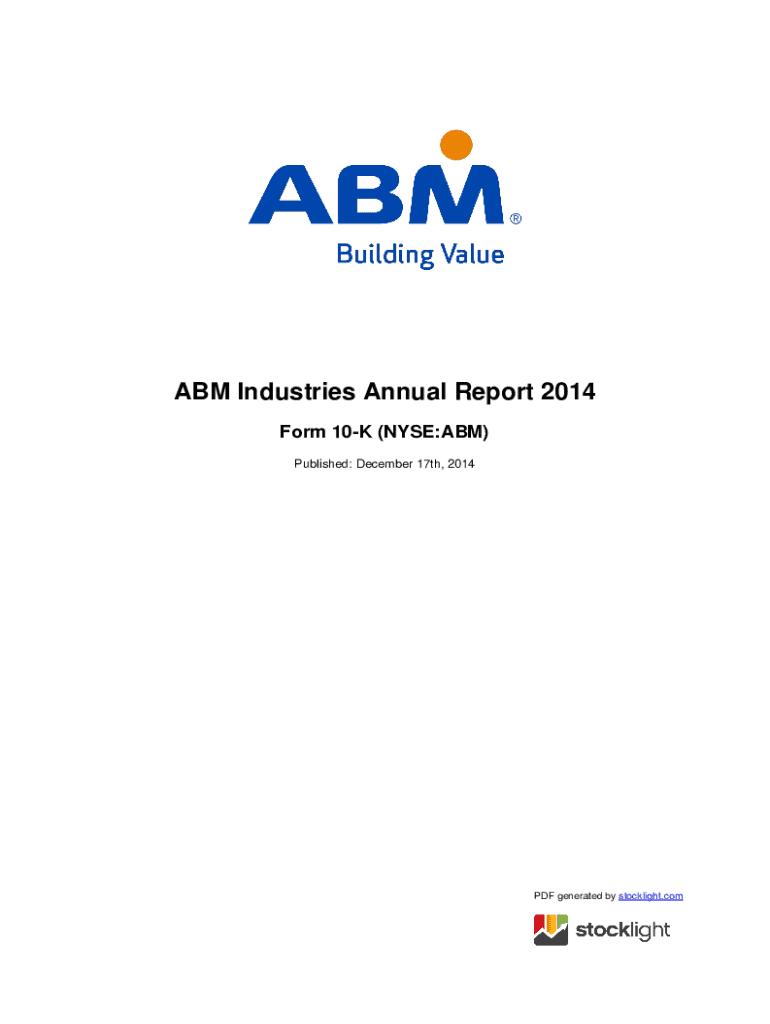 Fillable Online ABM Industries, Inc. Fax Email Print - pdfFiller