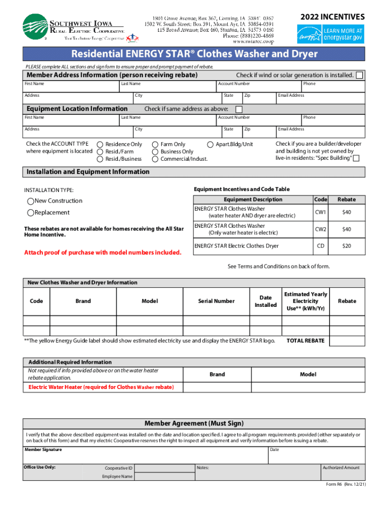Fillable Online Home Electrification and Appliance Rebates Program for ...