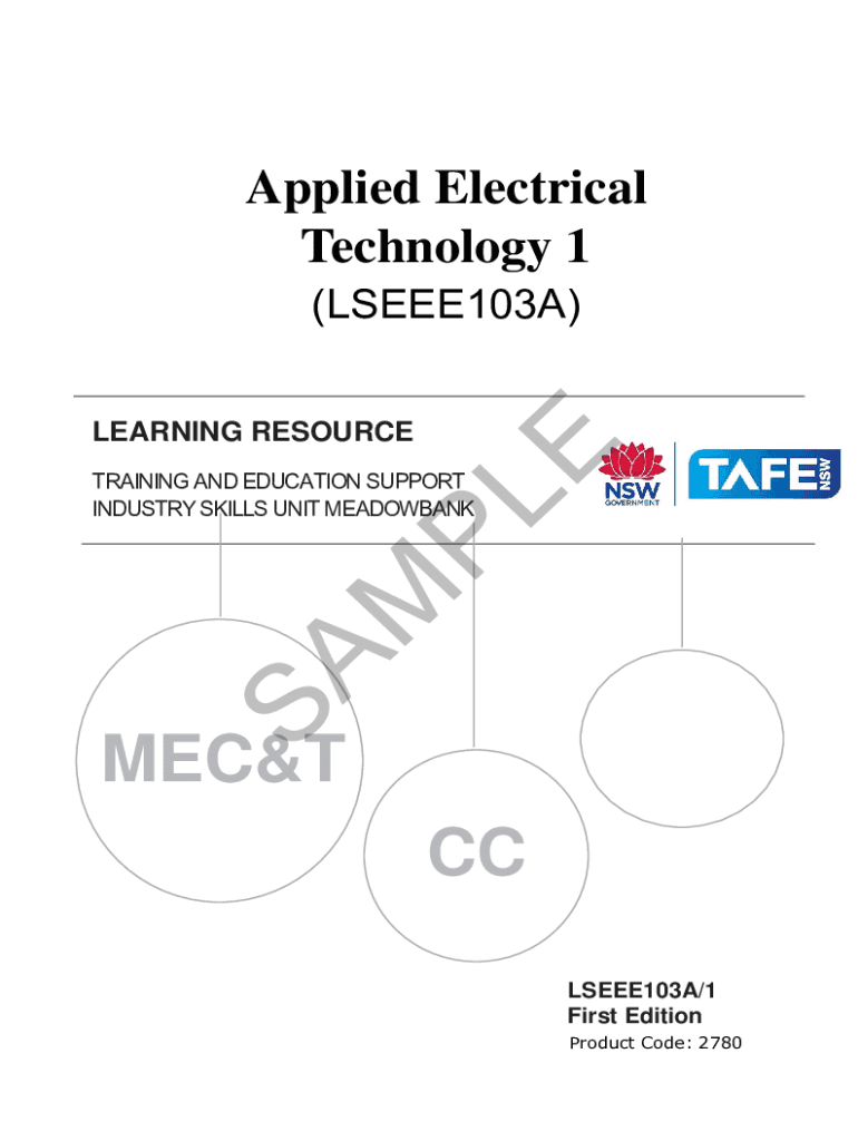Fillable Online ELTT FoundationsElectrician Training Program Details ...