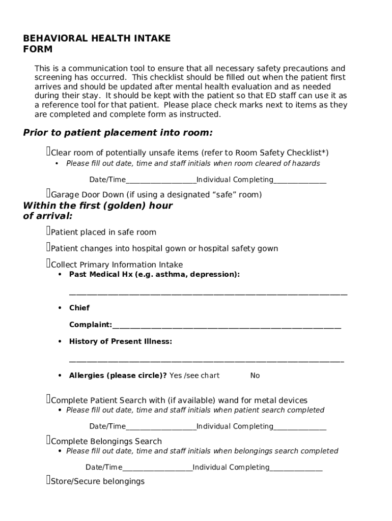 Patient-completed safety checklists as an empowerment ... Doc Template ...