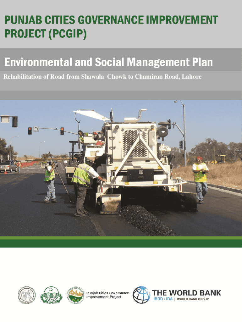 Fillable Online pcgip urbanunit gov islamic republic of afghanistan ministry of public works Fax ...