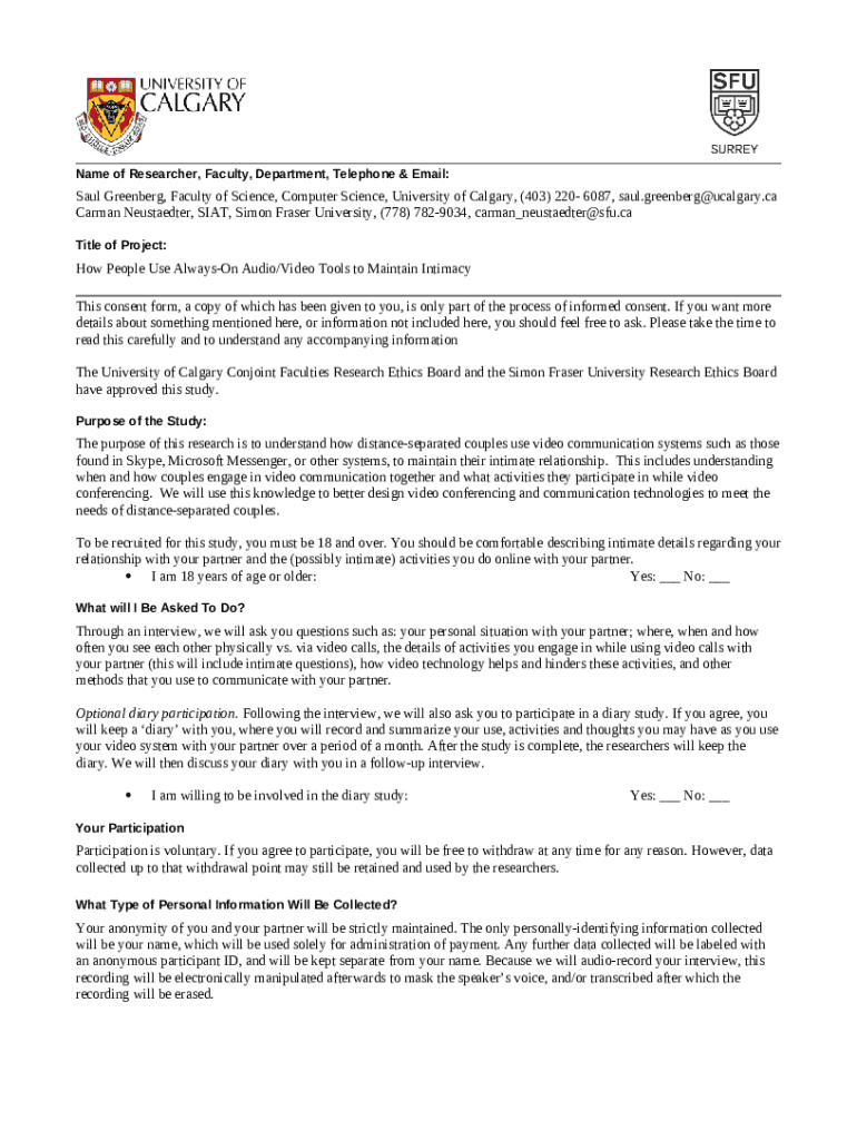 Saul Greenberg The University of CalgaryHBI - pages cpsc ucalgary Doc Template | pdfFiller