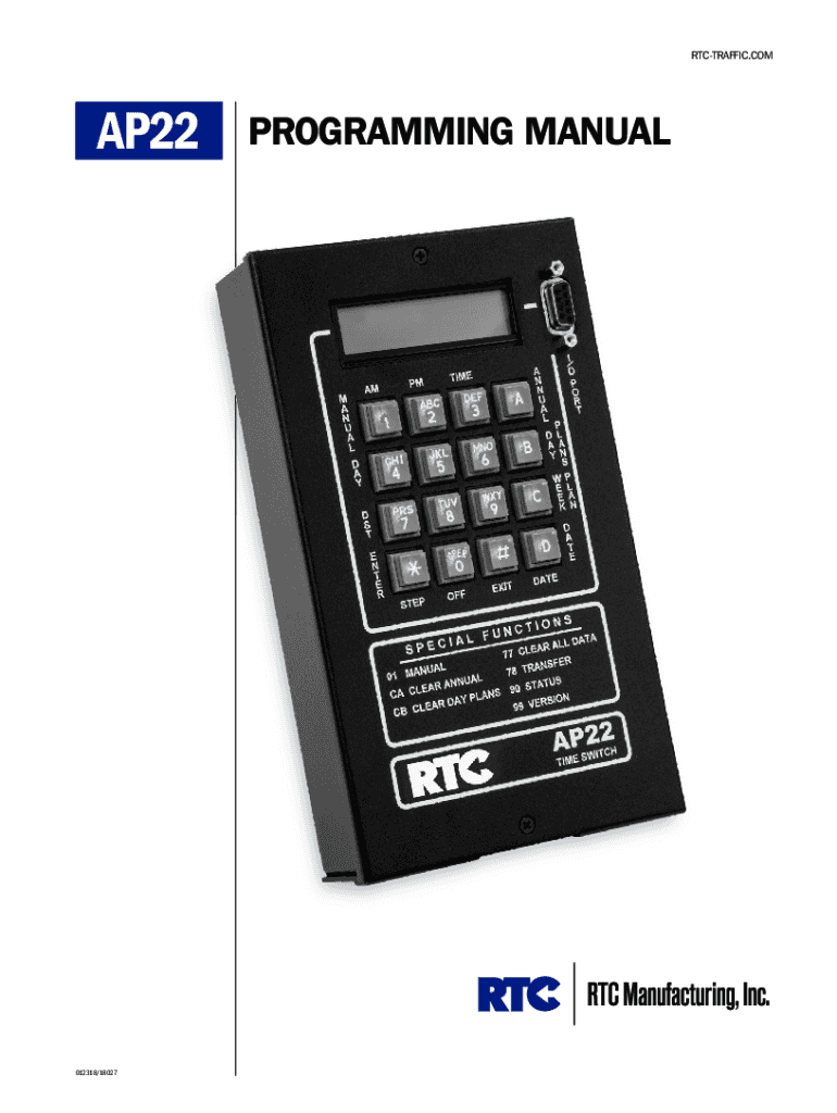 Fillable Online RTC Manufacturing, Inc.Intelligent School Zone Flasher ... Fax Email Print ...
