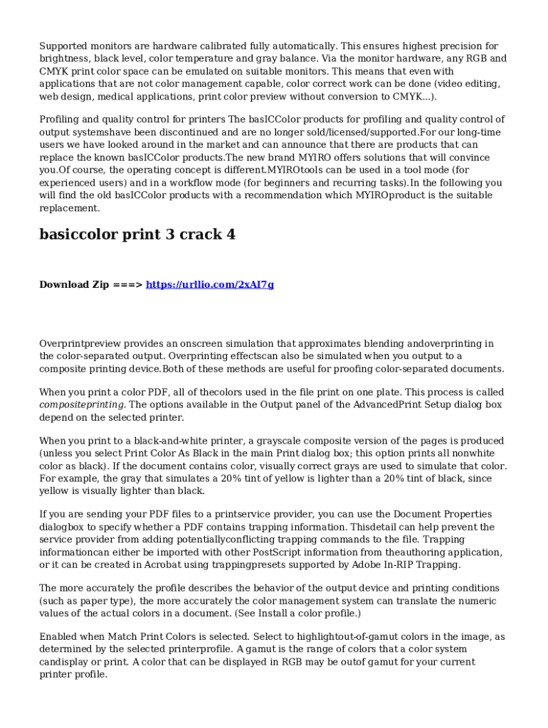 Fillable Online How to Calibrate Color on Your Display Fax Email Print - pdfFiller