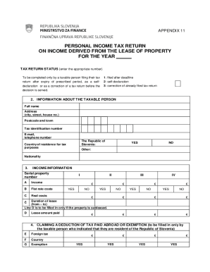 Fillable Online PERSONAL INCOME TAX RETURN ON ... Fax Email Print ...
