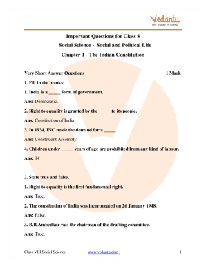 Fillable Online Class 8 Civics Chapter 1 Extra Questions and Answers ...