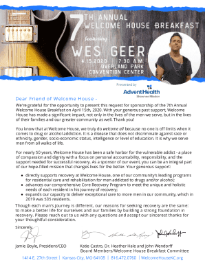 Fillable Online Breakfast Sponsorship Fax Email Print - pdfFiller