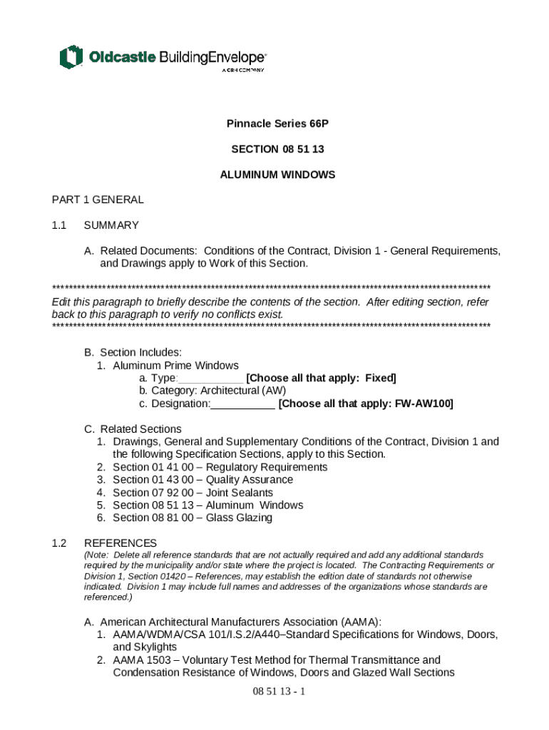 SECTION 01 01 00 SUMMARY OF WORK PART 1 Doc Template | pdfFiller