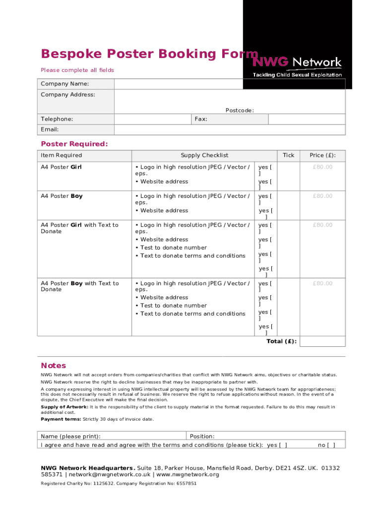 Free Online Poster Maker: Design Custom Posters With: Fill out & sign ...