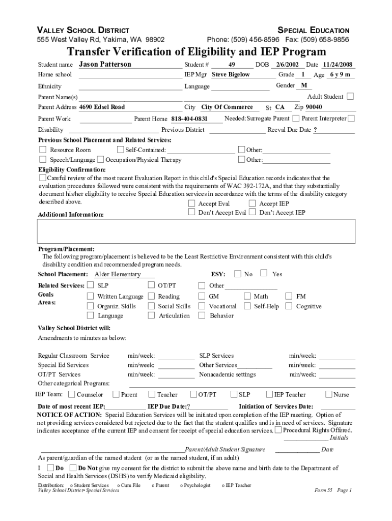 Fillable Online West Valley High School - Washington State Report Card ...