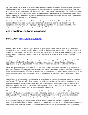 Fillable Online Caab Application Form Download Fax Email Print - pdfFiller