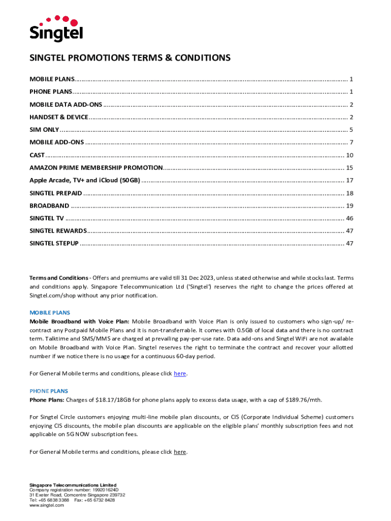 Fillable Online GOMO by Singtel - SG's Best No contract Mobile SIM Only ...