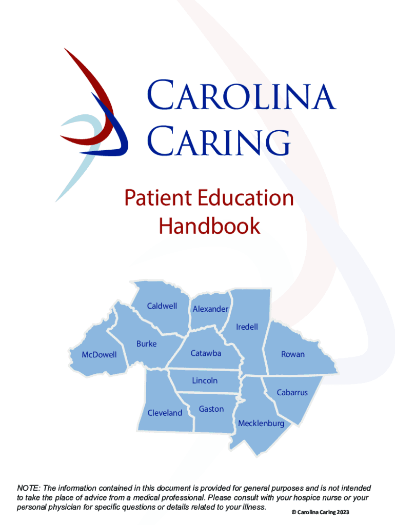 Fillable Online Carolina Caring - palliative, hospice, and primary care for ... Fax Email Print ...