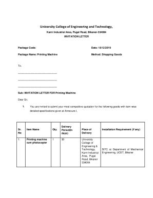 Fillable Online cet-gov ac Invitation letter printernew.pdf Fax Email ...