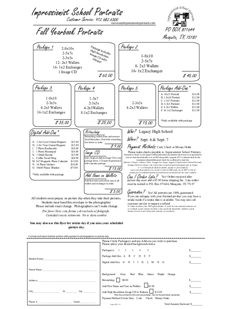 Fillable Online Yearbooks & School Services Fax Email Print - pdfFiller