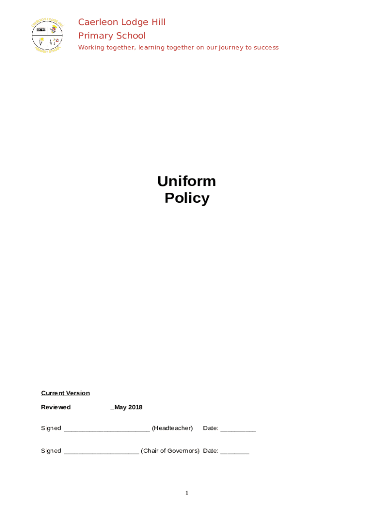 Nursery - Caerleon Lodge Hill Primary School Doc Template | pdfFiller