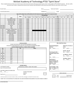 Fillable Online Please complete the form and have your student return ...