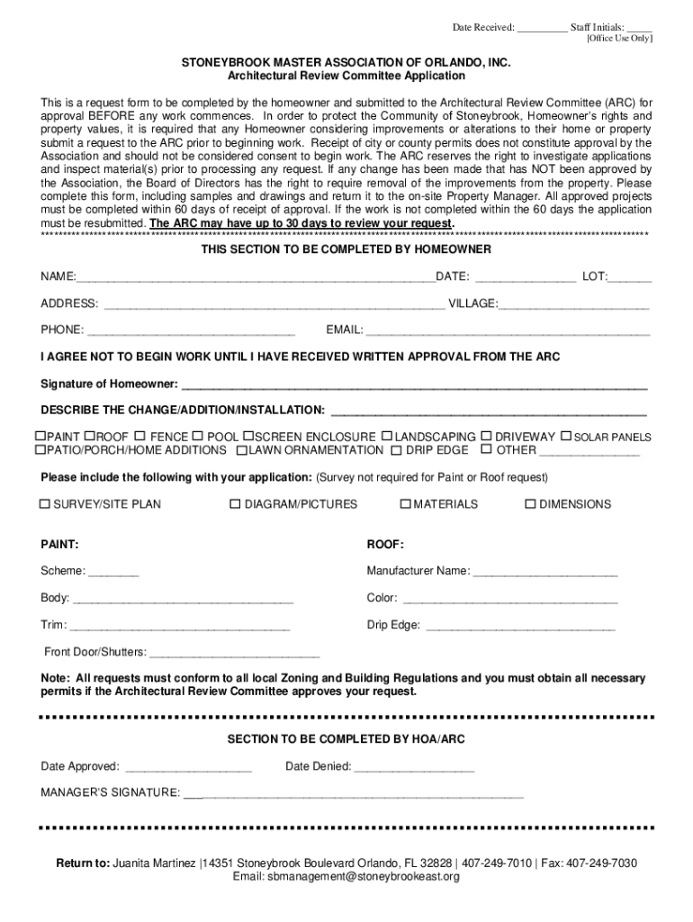 Fillable Online Stoneybrook South Community Development District ...