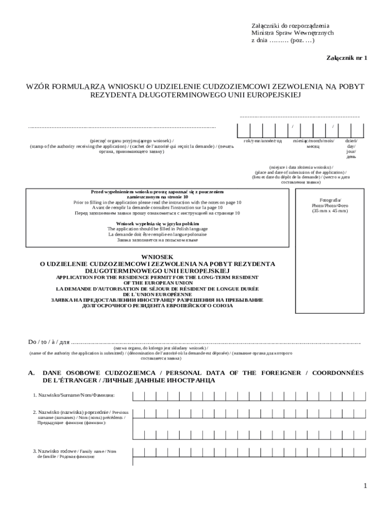 wzr wniosku o udzielenie cudzoziemcowi zezwolenia na ... Doc Template ...