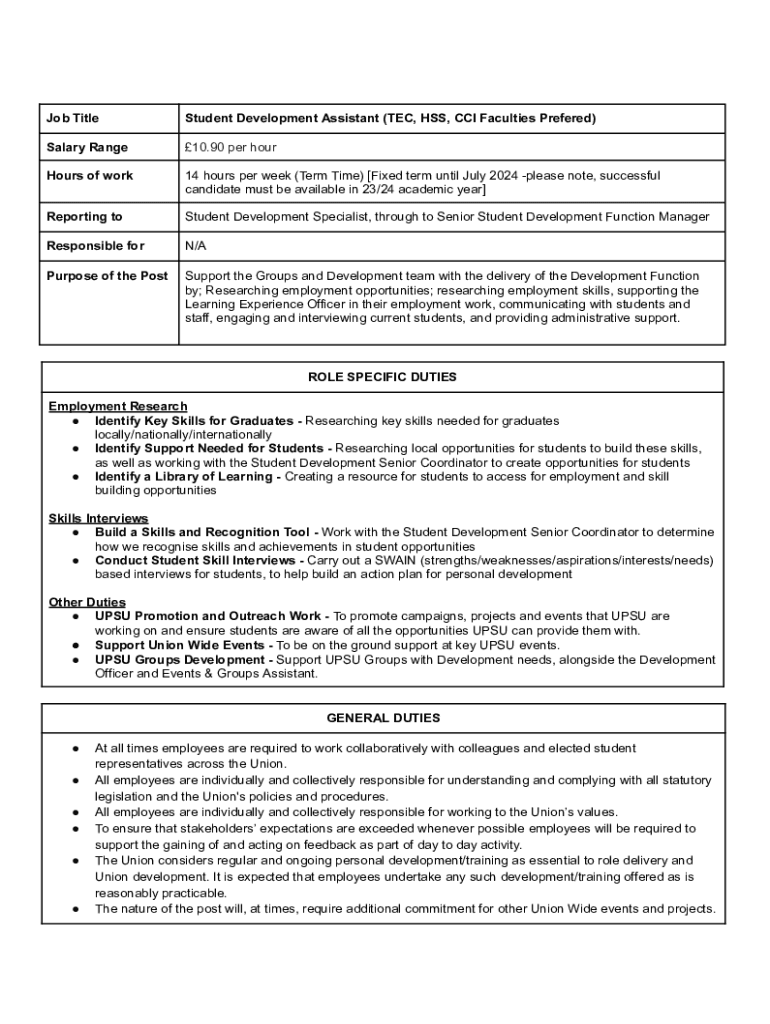 Fillable Online Tenure Track Faculty Position Announcement Template Fax Email Print - pdfFiller