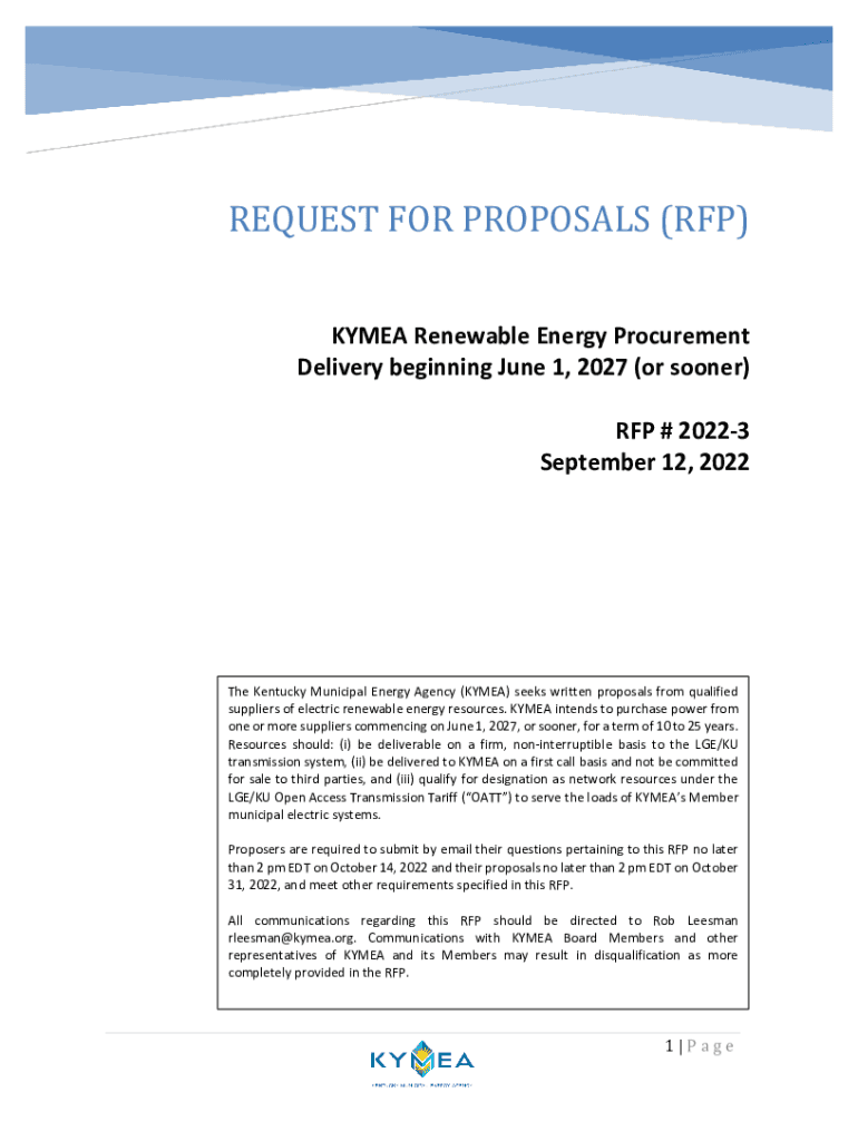 Fillable Online Request for Renewable Offtake Pricing Fax Email Print ...