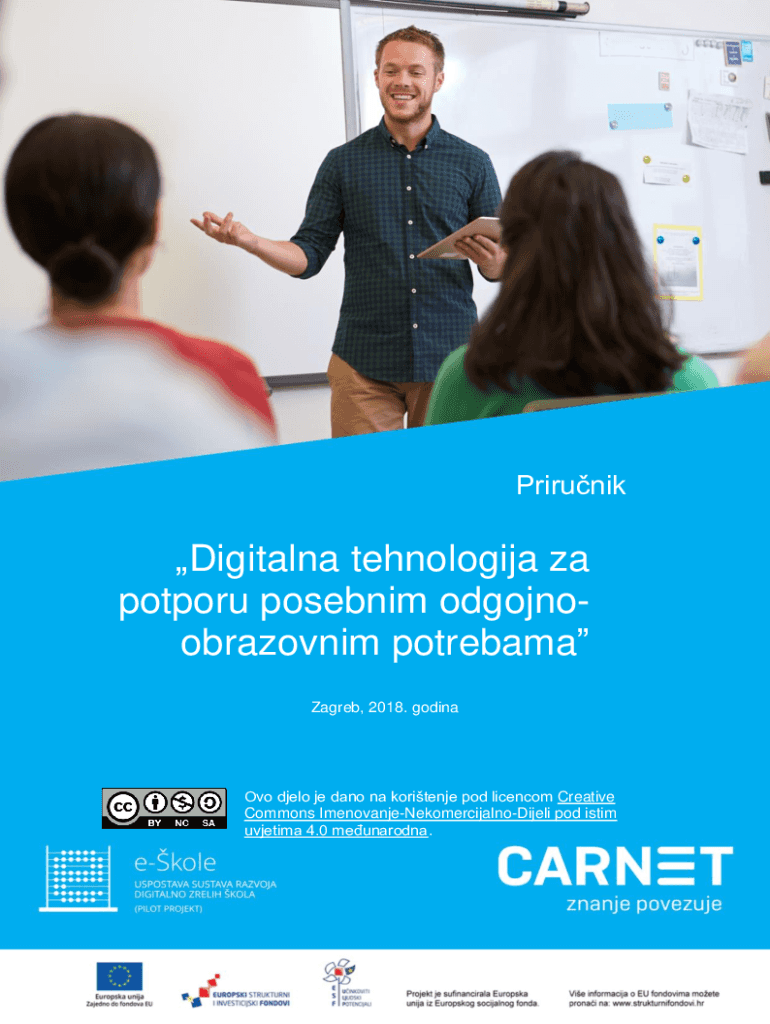 Fillable Online Digitalna tehnologija za potporu posebnim odgojno Fax ...