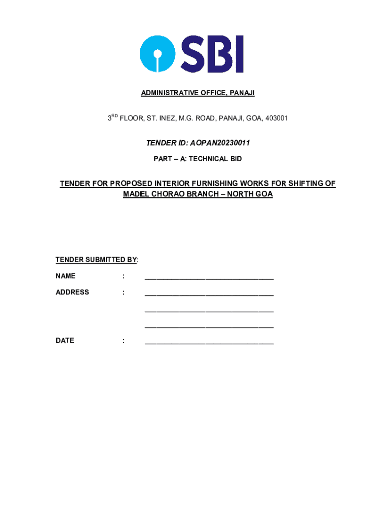 Fillable Online Tender for Fabrication and Supply of 42 Mtrs. Turn ...