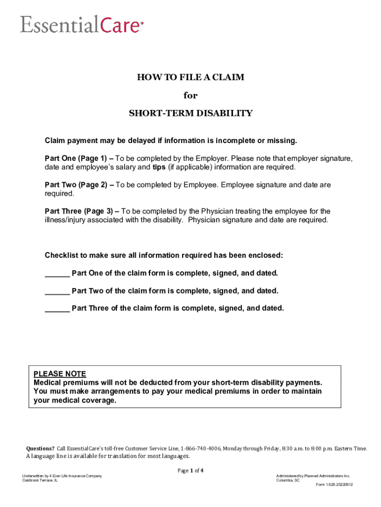 Fillable Online Scotiabank ScotiaPlan Loan Disability Claim Forms ...