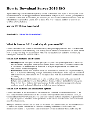 How to Download Server 2016 ISO - Step-by-Step Guide - Fill Online ...
