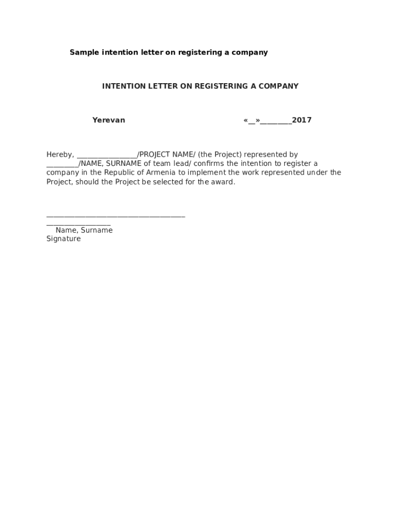 Sample Application Letter - Registration of Business Name Doc Template ...