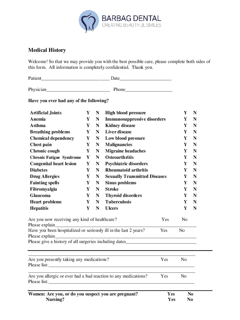 Fillable Online Form Pediatric New Patient Packet ( ... Fax Email Print - pdfFiller