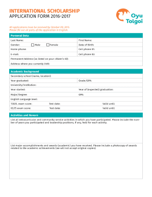 Fillable Online Gustavus Select Application, Part 1 - Admission Fax Email Print - pdfFiller