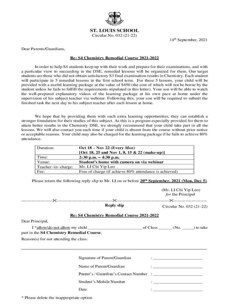 Fillable Online Prospectus - St Louis School Fax Email Print - pdfFiller