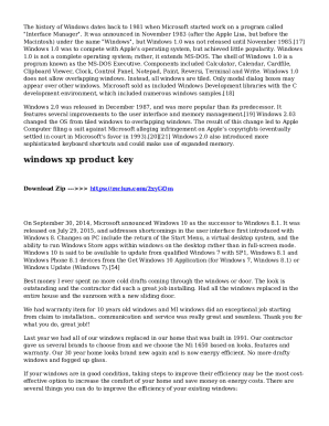 Fillable Online Windows Xp Product Key Fax Email Print - pdfFiller