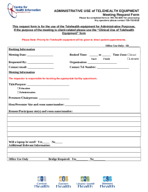 Telehealth Booking Doc Template | pdfFiller