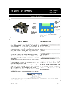 Fillable Online OPERATION MANUAL - Marmon Link Fax Email Print - pdfFiller