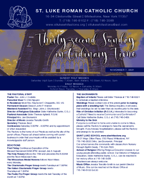 St. Luke Roman Catholic Church | Whitestone, New York | Sunday Masses ...